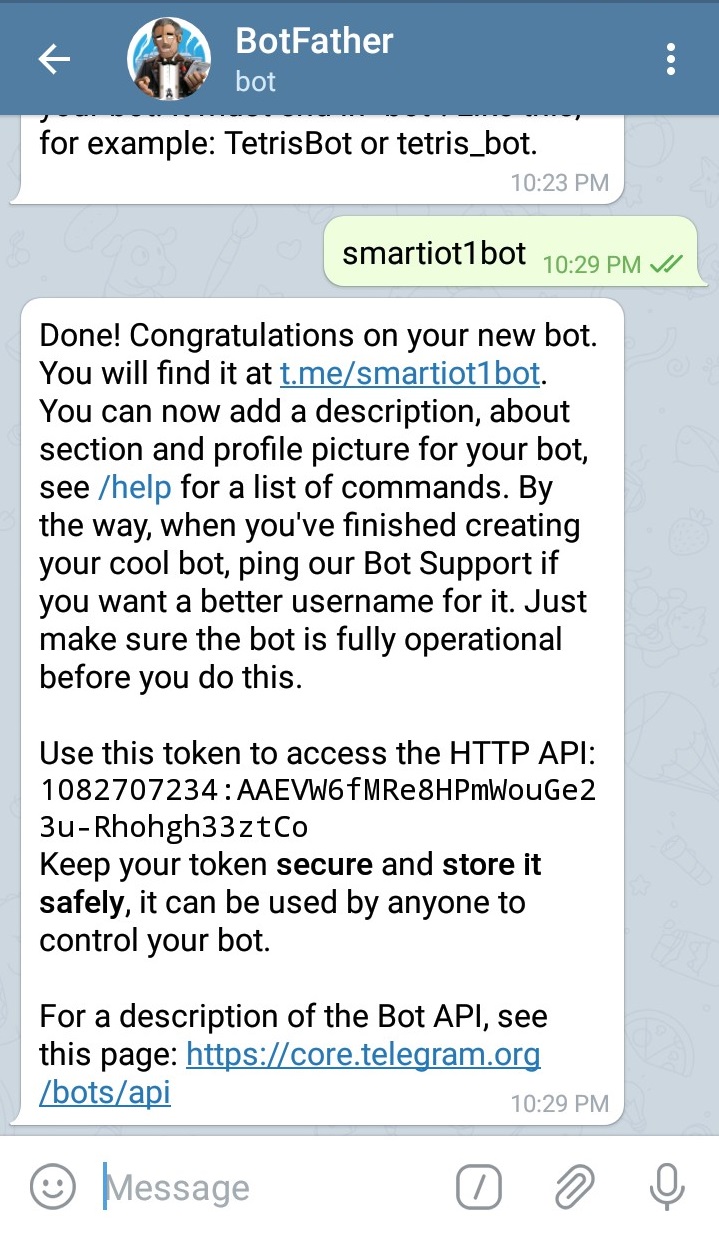 Telegram NodeMCU based Home Automation - IoT Starters