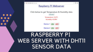 Raspberry Pi Flask Web Server with DHT11 - IoT Starters