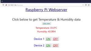 Raspberry Pi Flask Web Server with DHT11 - IoT Starters