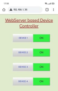 ESP8266 Web Server for Controlling Electrical Devices - IoT Starters