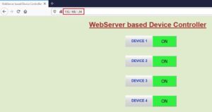 ESP8266 Web Server for Controlling Electrical Devices - IoT Starters