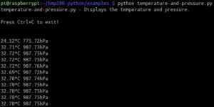 Configuring BMP280 Sensor with Raspberry Pi - IoT Starters